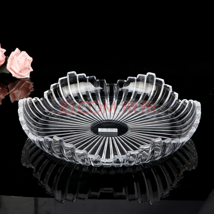 P-308-Crystal Serving Plate/Fruit Plate – DubaiCrystal